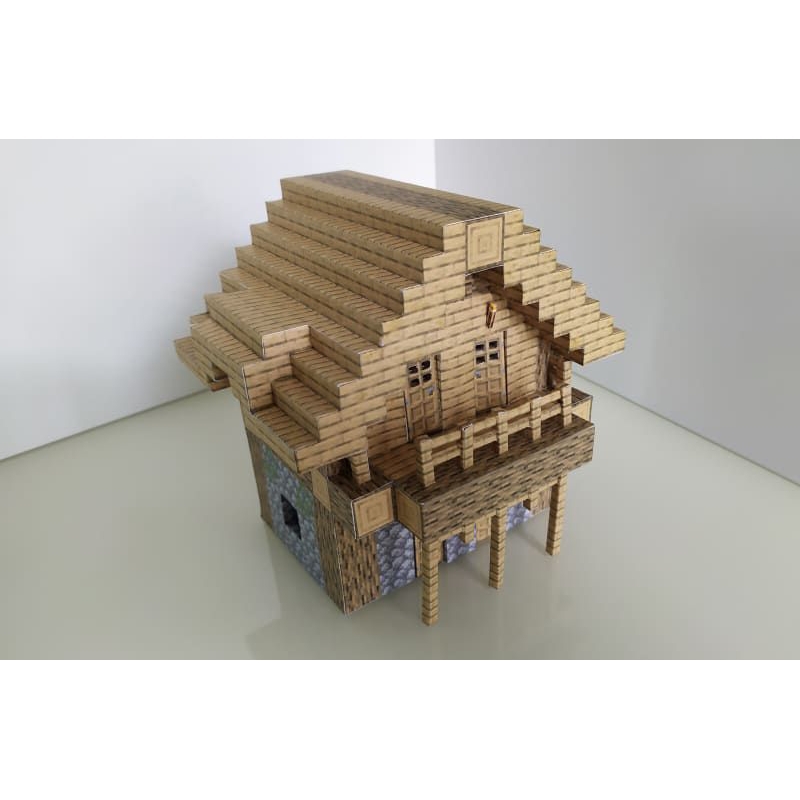 Library minecraft papercraft pattern sheet (CP-A13) | Shopee Malaysia