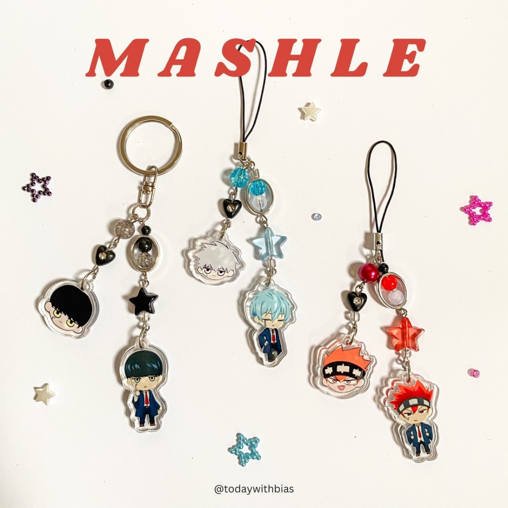GANTUNGAN Mashle - Phone strap Keychain | Anime Mashle : Magic and ...