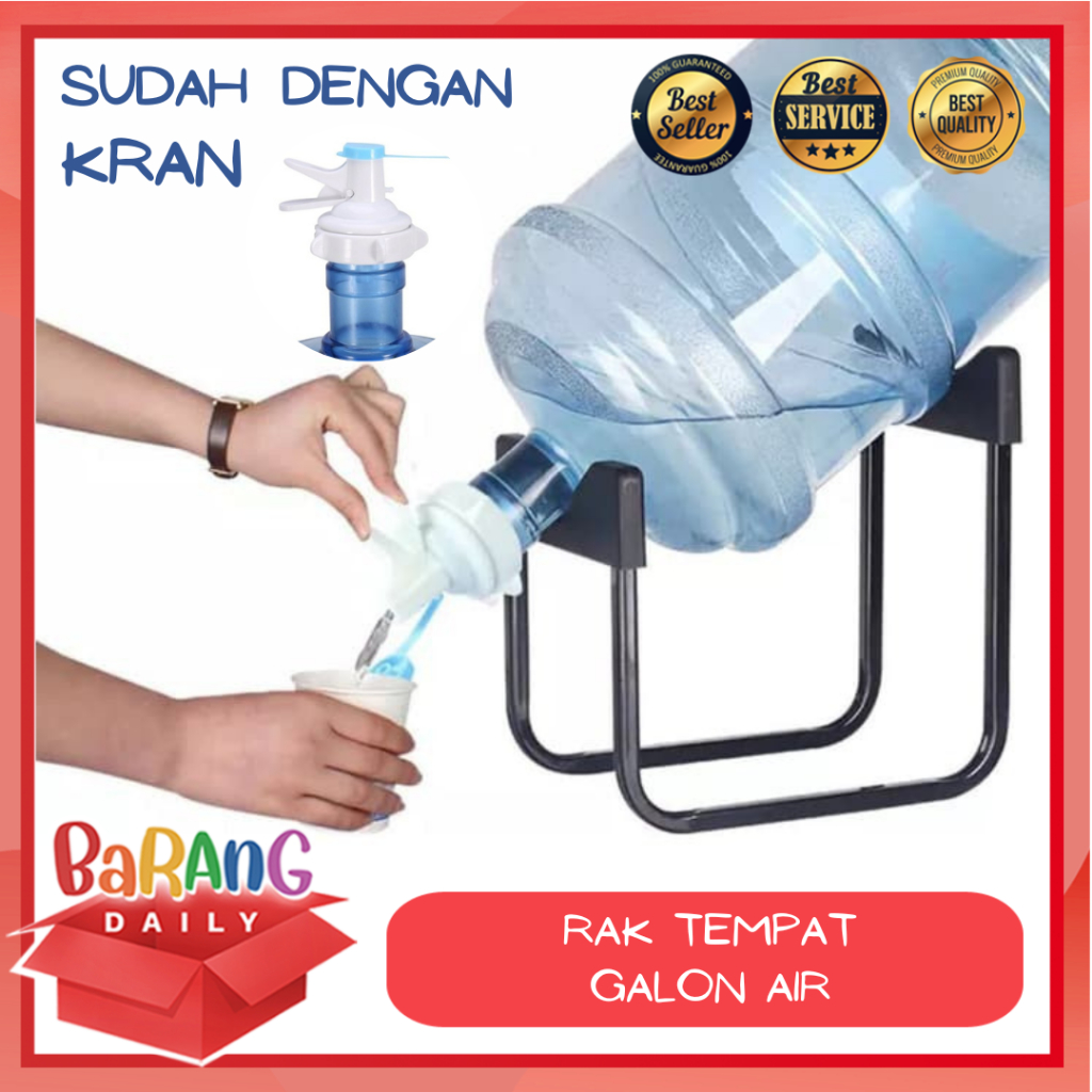 WATER GALLON RACK FREE FAUCET / TABLE GALLON STAND MADE OF IRON ...