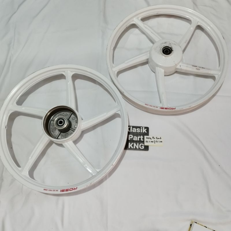 Velk racing Cross Rims Honda Sogan grand Legend Supra x 100 tromol ...