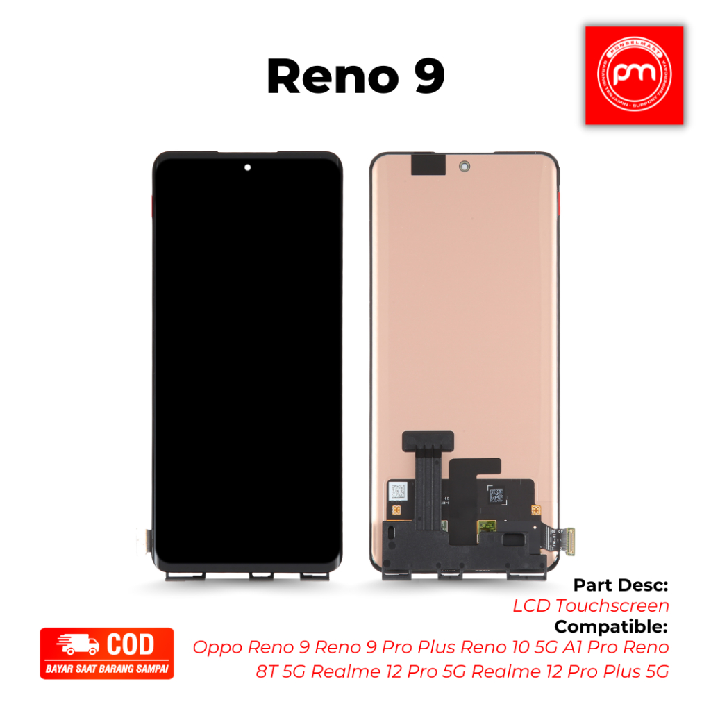Lcd Oppo Reno 9 9 Pro Plus 10 5G A1 Pro 8T 5G Realme 12 Pro 5G 12 Pro ...