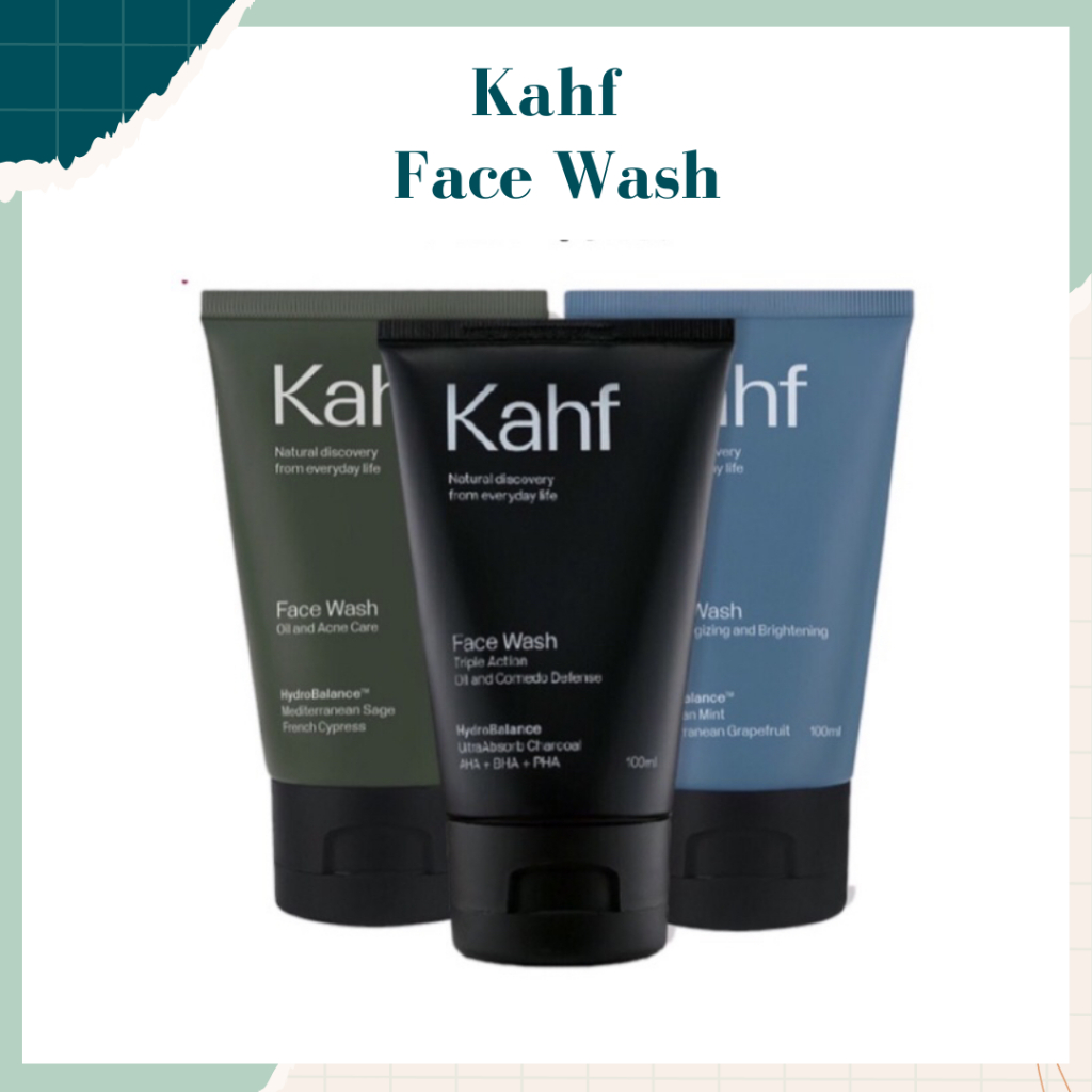 Kahf Men Face Wash 50ML & 100ml | Shopee Malaysia