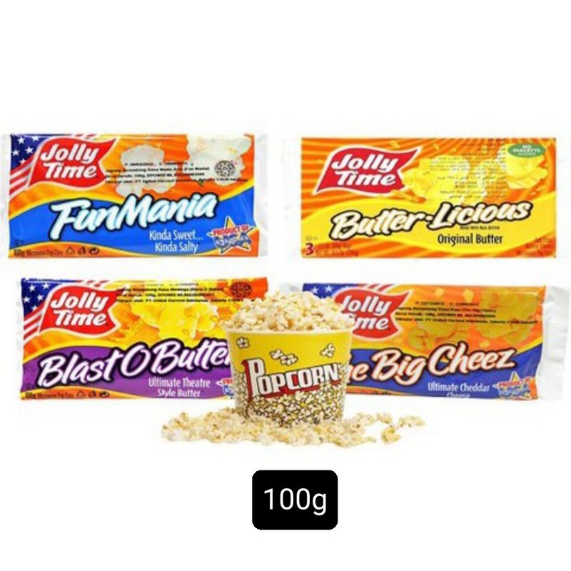 Jolly Time Microwave Popcorn Pop Corn USA Raw Instant Popcorn Corn with ...