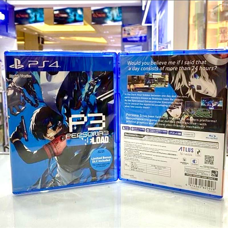 Ps4 cassette Persona 3 Reload Ps 4 persona3 cassette Playstation 4 Game ...