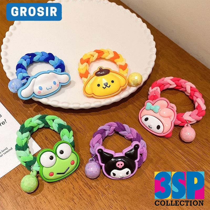 3sp | Dp254 Sanrio Kuromi Cartoon Hair Tie Cute Twist Model | Shopee ...