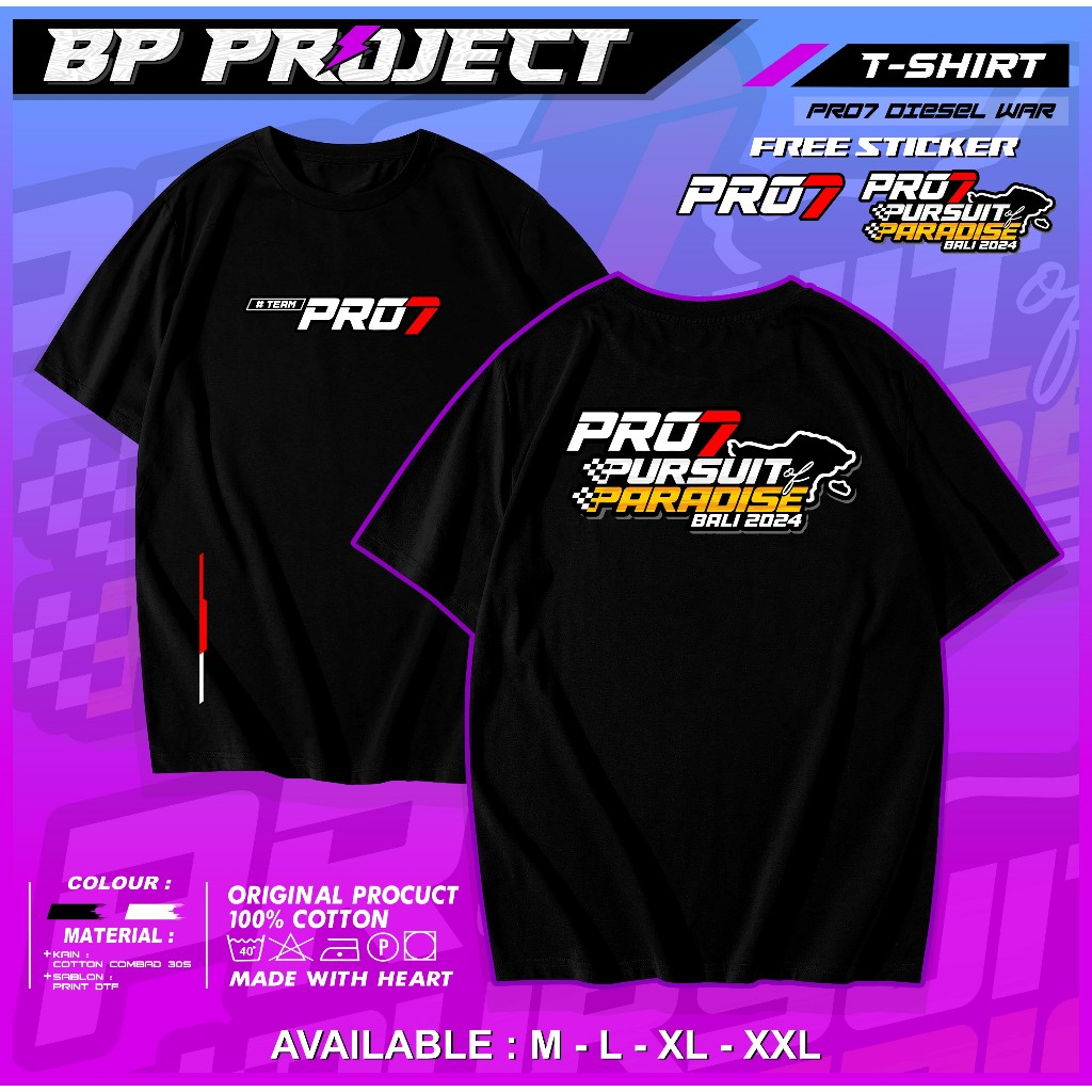 T-shirt PRO7 PURSUIT OF PARADISE BALI 2023/2024 DIESEL WAR - T-Shirt ...