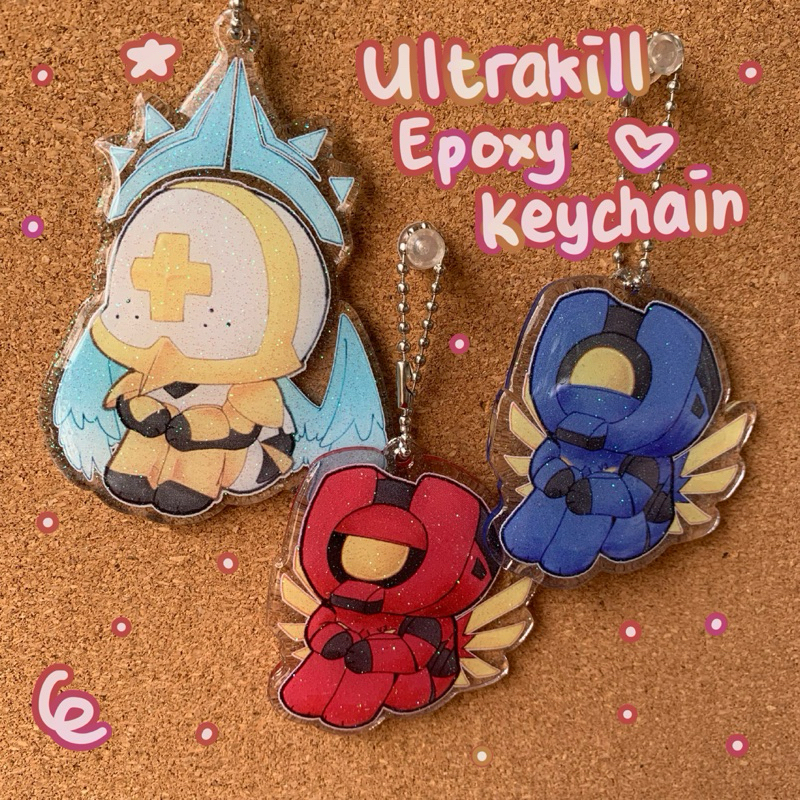ULTRAKILL epoxy keychain by Takaba3150 | Shopee Malaysia