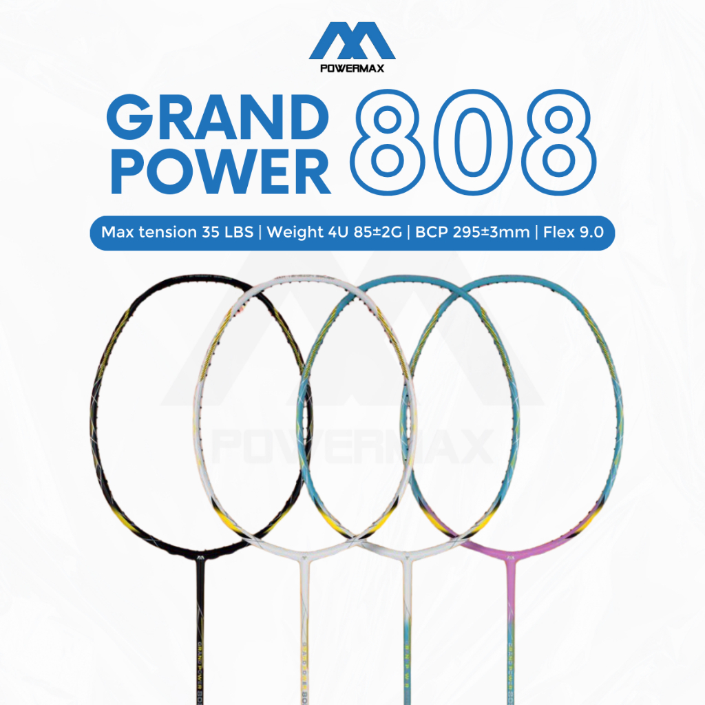 Powermax Grand Power 808 Racket Original Badminton Racket | Shopee Malaysia
