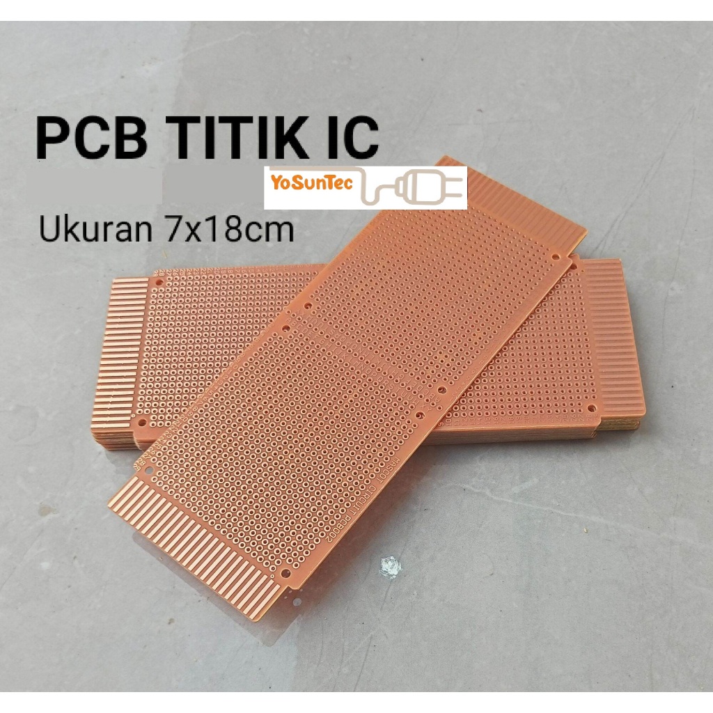 Pcb Point Ic 18x7 Pcb Hole Ic Pcb Bolong Ic 18,5 x 7,2 cm DIY Thickness ...