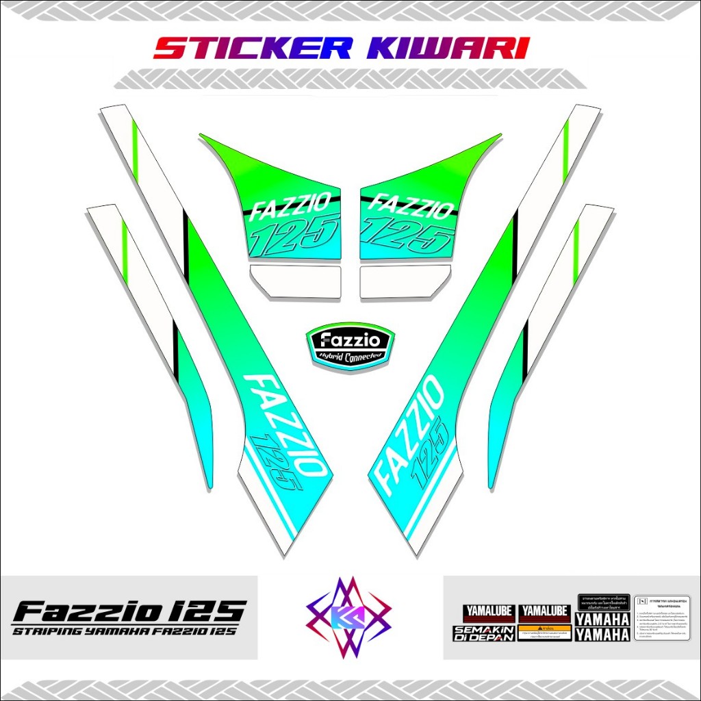 FAZZIO STRIPING / FAZZIO STICKER / MOTIF 4 / FAZZIO / FAZZIO VIRAL ...