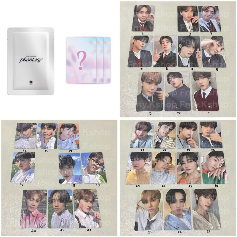 Trading Card (TC) The Boyz - 2nd Album Phantasy Pop Up Store Official ...
