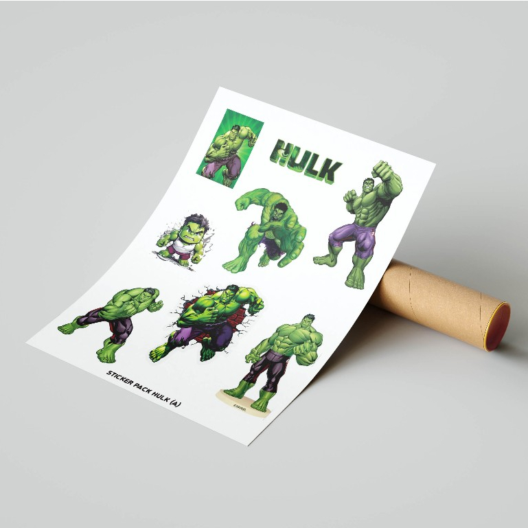 More.art - Hulk sticker pack, aesthetic sticker sheet for scrapbook ...