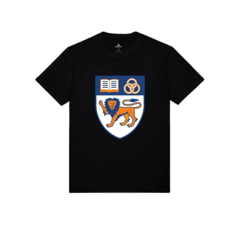 T Shirt NUS National University of Singapore Logo Official Black ...
