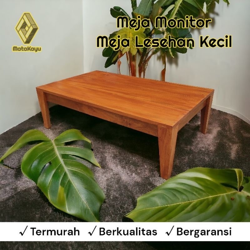Small lesehan table 90 - 95 x 20 cm wooden monitor table coffee table ...