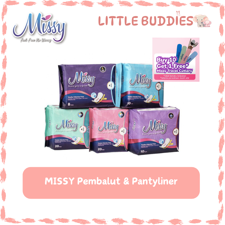 Missy Sanitary Pads & Pantyliner (SUPER Thin, Anion Tea Polyphenols ...