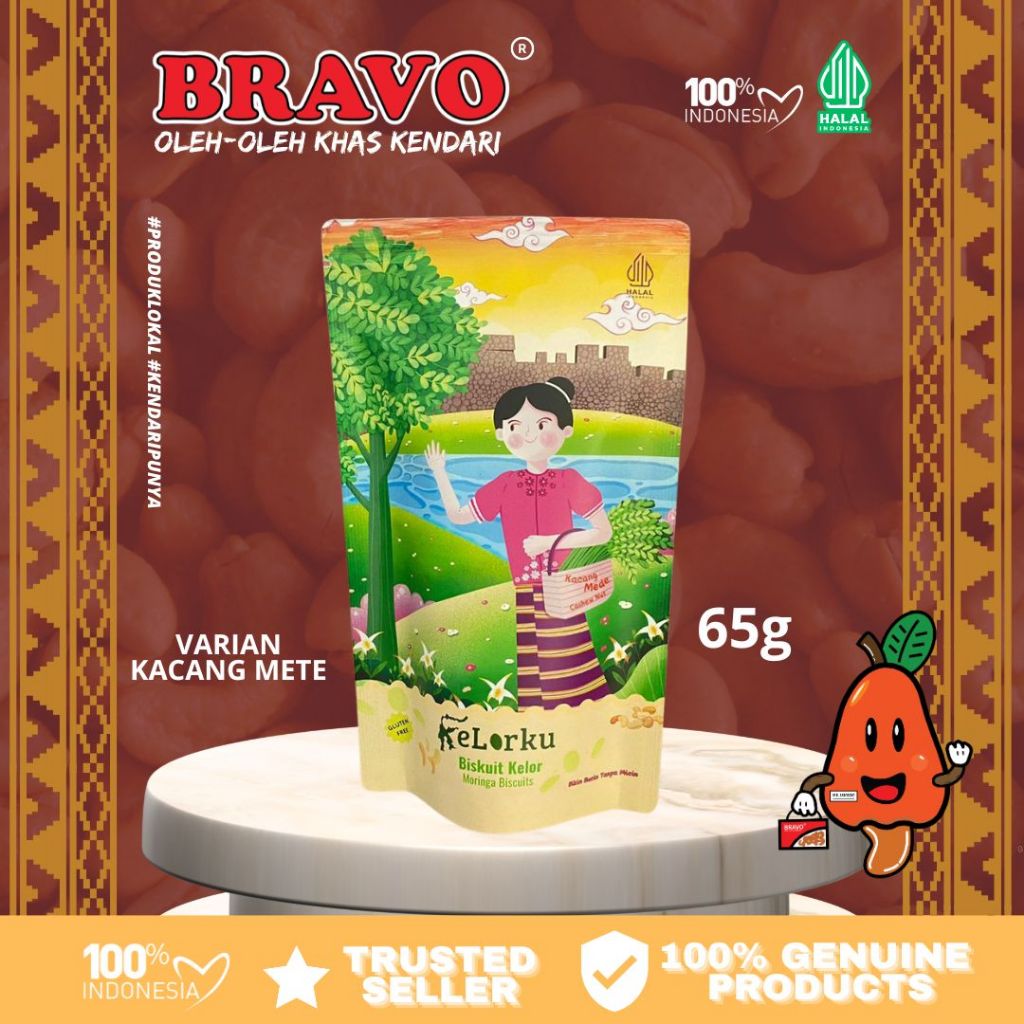 Moringa Biscuits Variant Cashew Nuts 65G | Shopee Malaysia