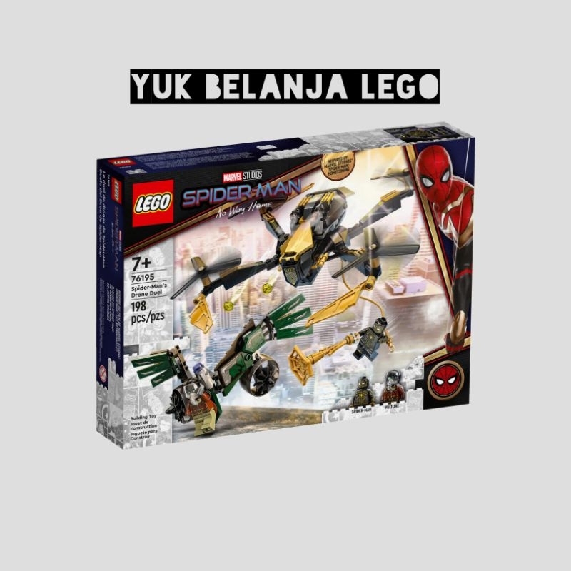Lego Marvel 76195 Spider-Man's Drone Duel (198 pieces) | Shopee Malaysia