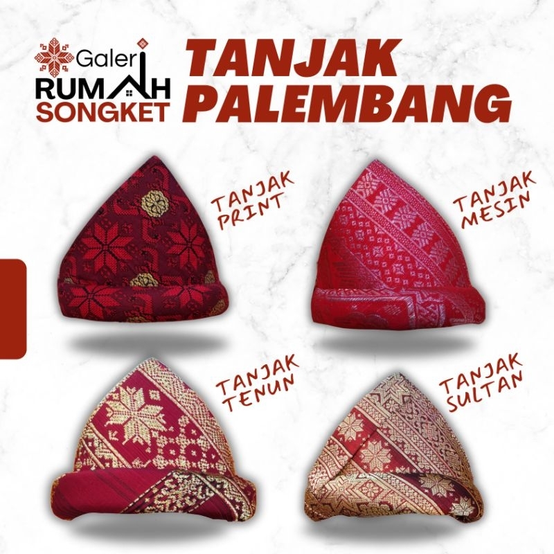 Tanjak and PALEMBANG SONGKET GENDIK | Shopee Malaysia