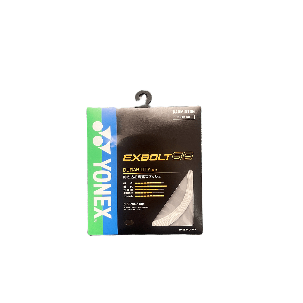 Yonex EXBOLT 68 JP Badminton String Original | Exbolt 68 Japan | Shopee ...