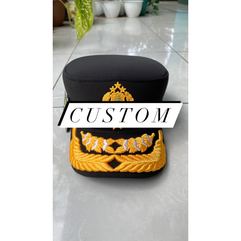 Embroidered Commando Hat (CUSTOM) | Shopee Malaysia