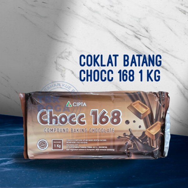 Chocolate Chocc 168 1 Kg Bar DCC Compound Dark Chocolate Choc Cipta ...