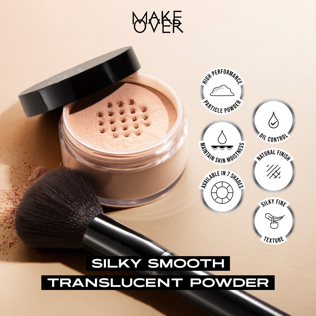 Make Over Silky Smooth Translucent powder / Make Over Loose powder ...