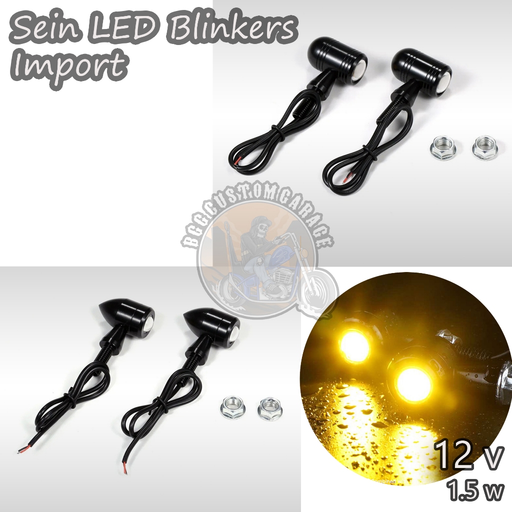 Blinkers Signal Lights. Sen Mini LED Motor Custom. W175 Benelli XSR 155 ...