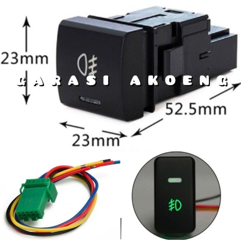 Foglamp Switch Fog Light Switch Projie Toyota Corolla Altis Rush Camry ...