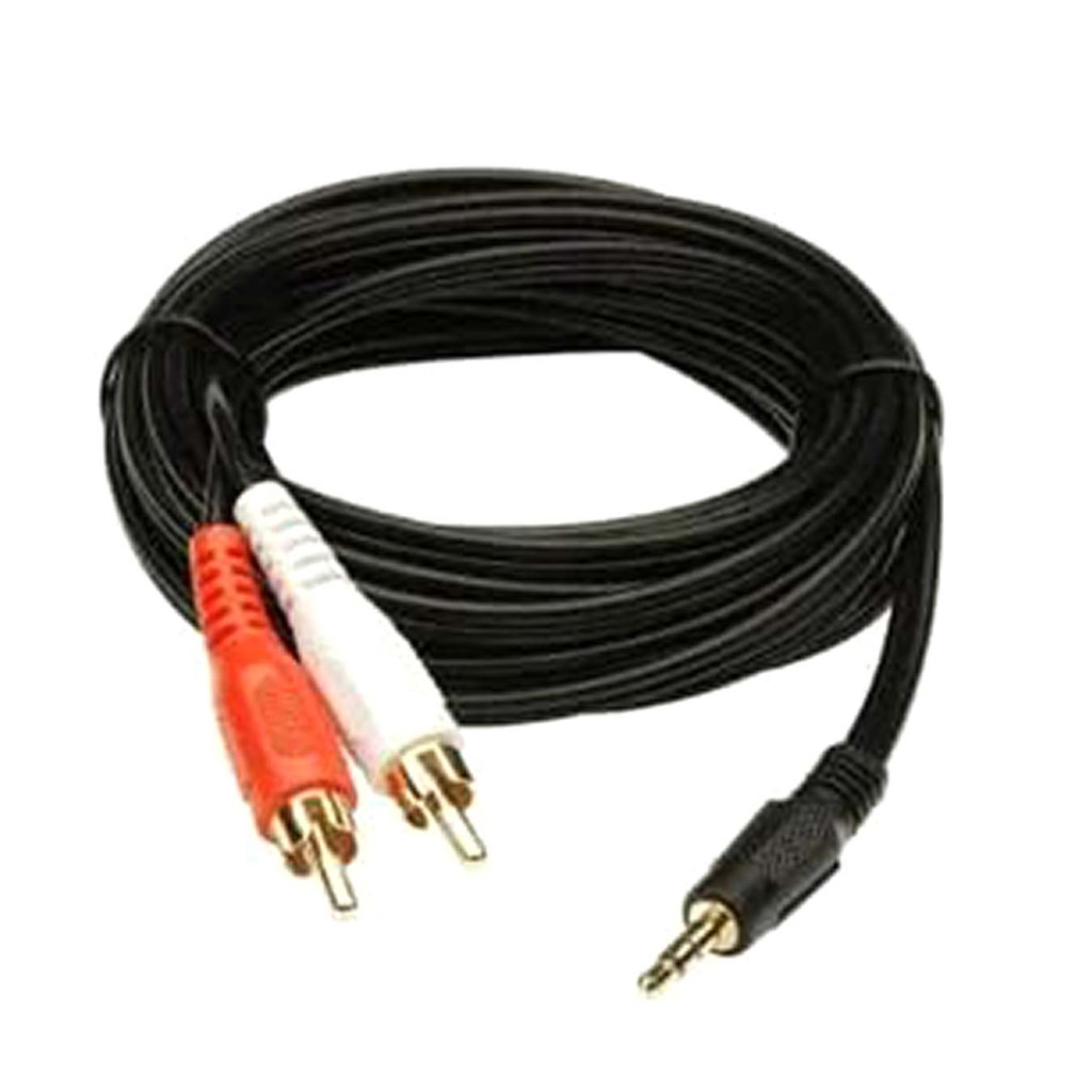 Akai Mini Stereo to Dual RCA Cable Jack (5meter) | Shopee Malaysia