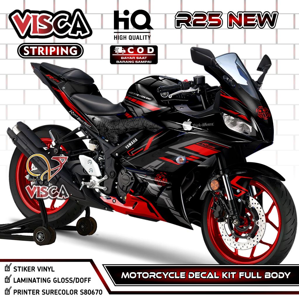 Decal R25 New Full Body - Sticker R25 New FullBody - Dekal R25 New ...