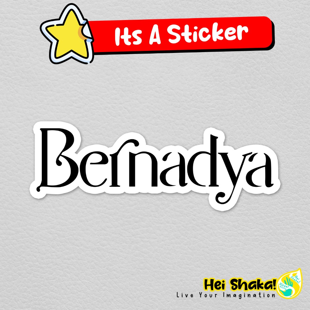 Bernadya Ribka Jayakusuma Sticker Logo Musician Musician Sticker ...