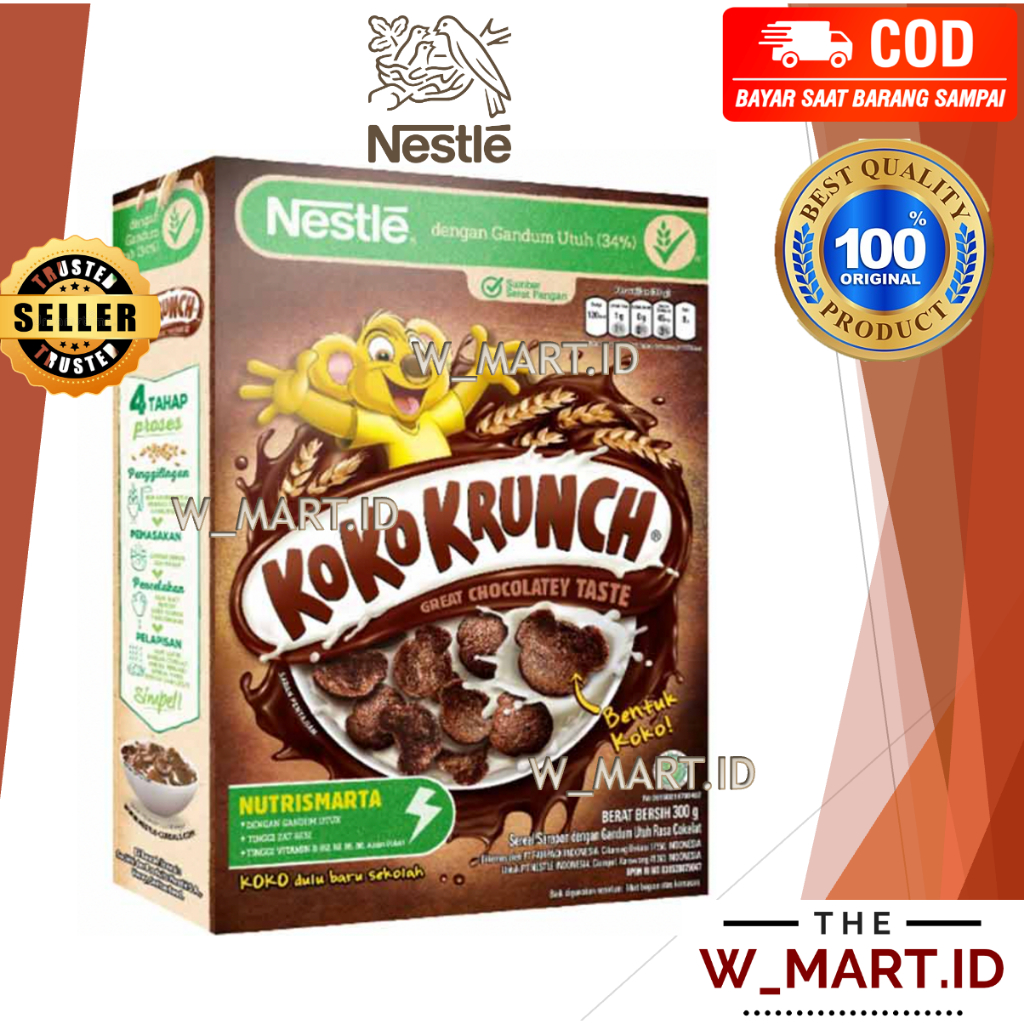 Nestlé KOKO KRUNCH CEREAL KOKO CRUNCH CHOCOLATE CEREAL 300 GR | Shopee ...