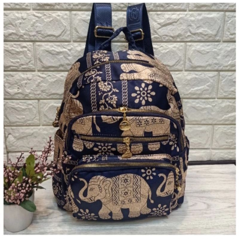 New chibao orginal Women's Backpack With Elephant motif 1857 | Shopee ...