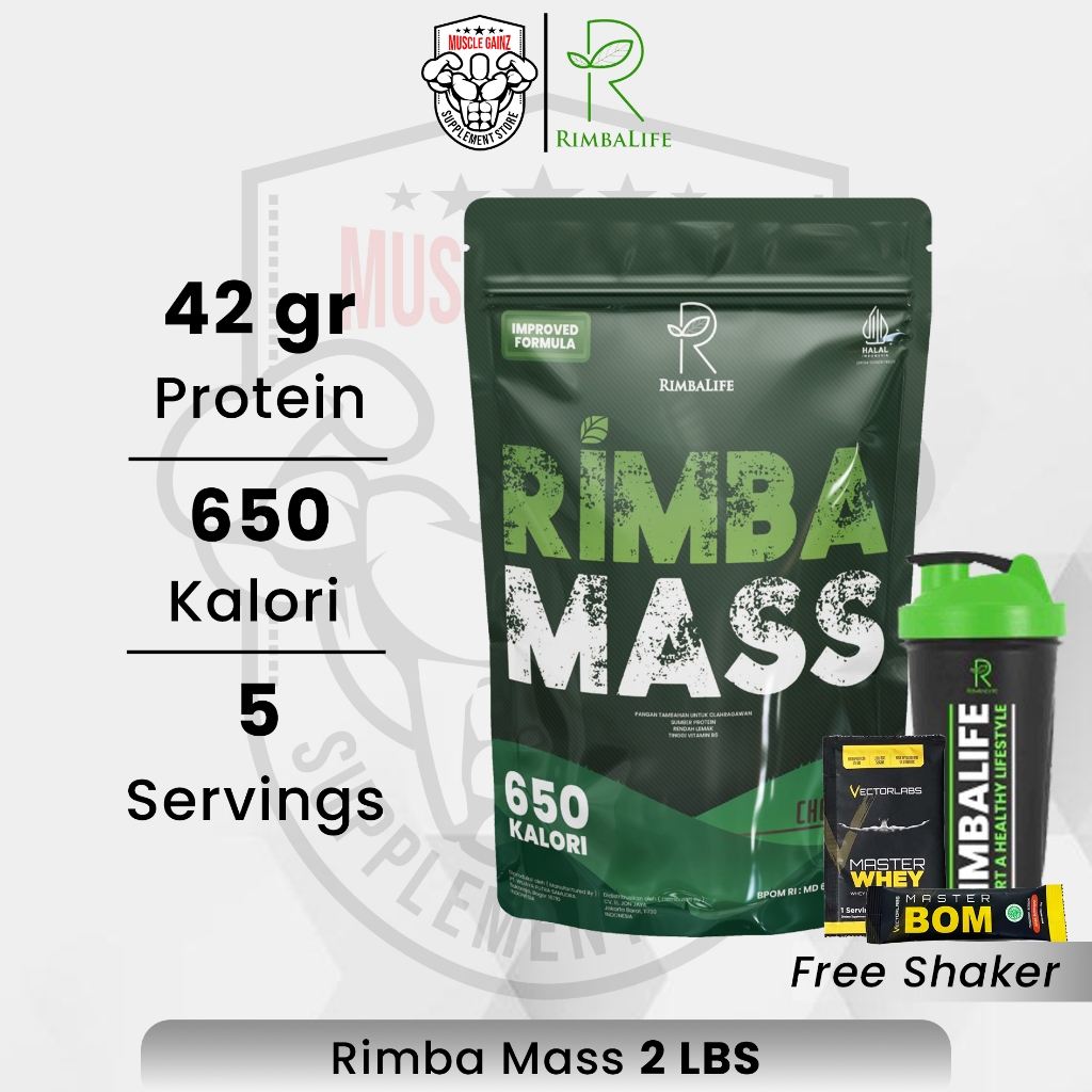 Rimba Mass Gainer rimbamass protein milk weight gain milk | Shopee Malaysia