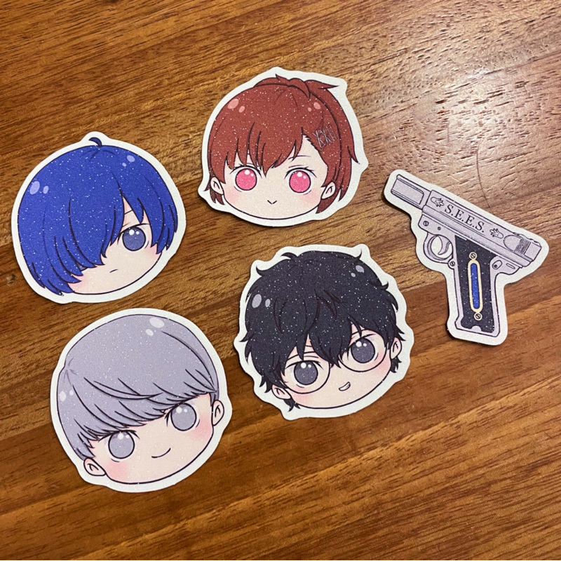 Persona 3 4 5 Main Character Die Cut Sticker | Shopee Malaysia
