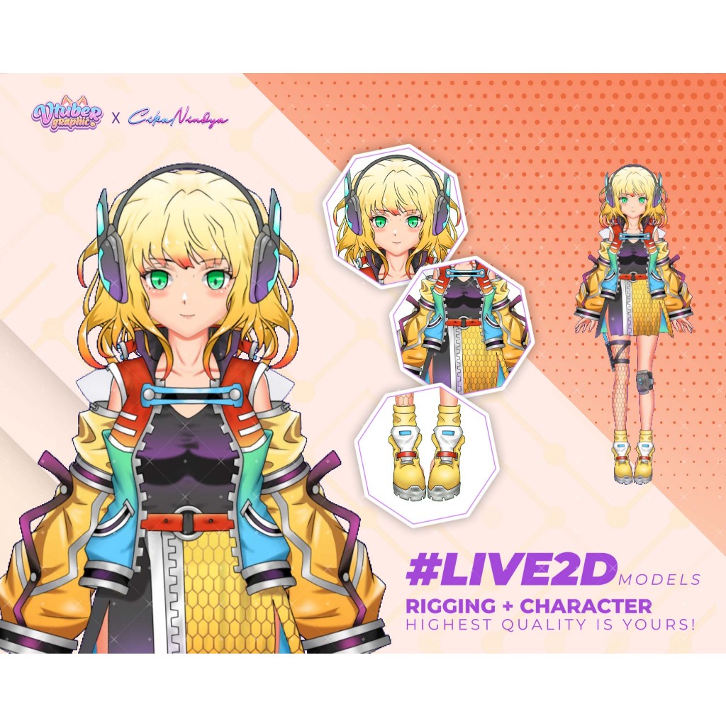 Make Your Virtual Character Life More With VTuber Live2D Latest Model ...