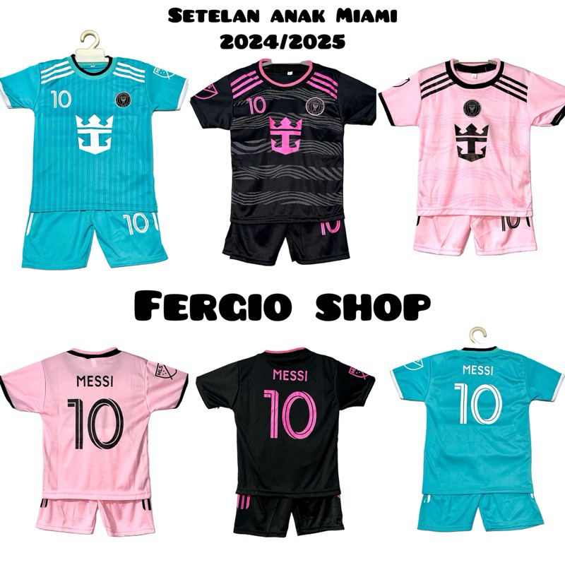 Miami messi children's football shirts/ Miami's latest children's ...