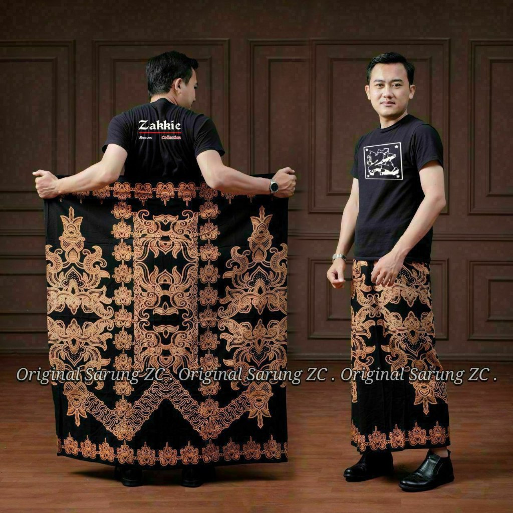 THE LATEST MODERN SULTAN MOTIF BATIK GLOVES RAYON BATIK SARONG SARUNG ...
