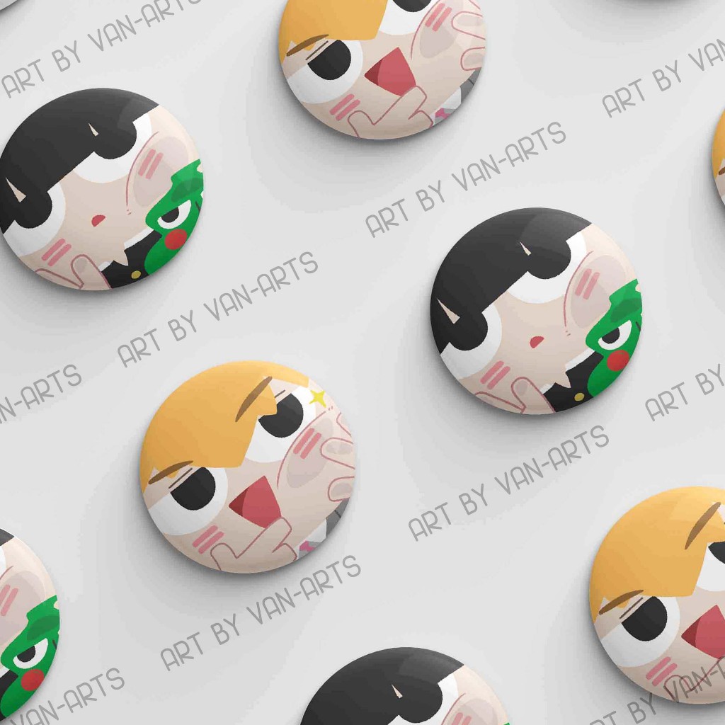 Pin Button Mob Psycho 100 | Shopee Malaysia