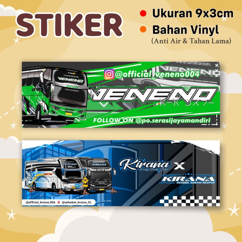Original BUS Sticker (G) | Shopee Malaysia
