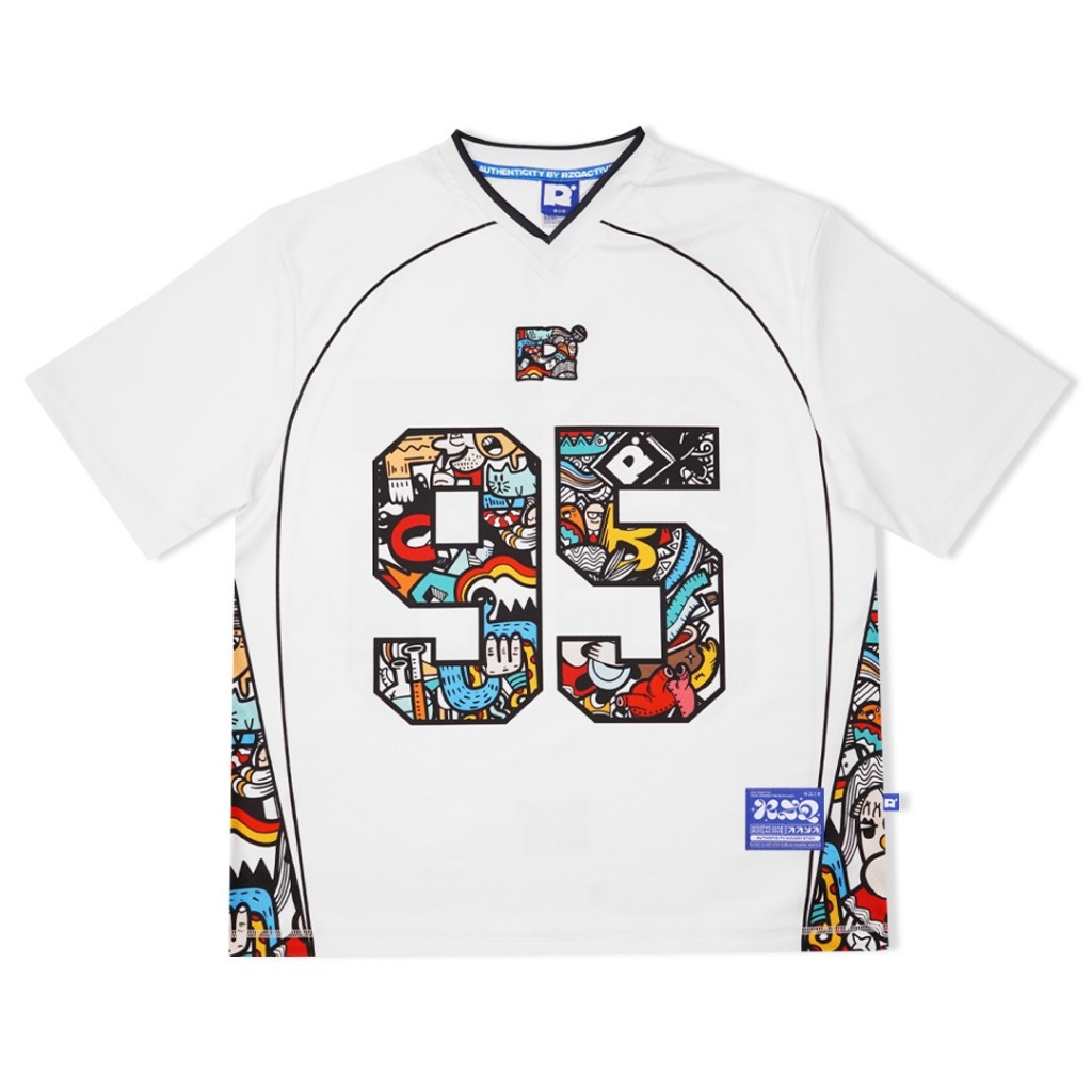 Rzq / 95 / Number Series / Jersey / Streetwear / Oversize / Music ...