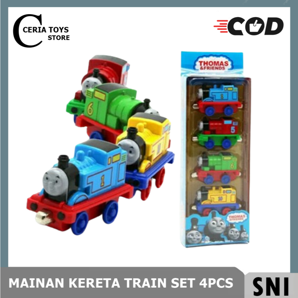 CHILDREN'S TOY TRAIN CONTAINS 4PCS PULLBACK TOY CAR PULLBACK TRAIN ...