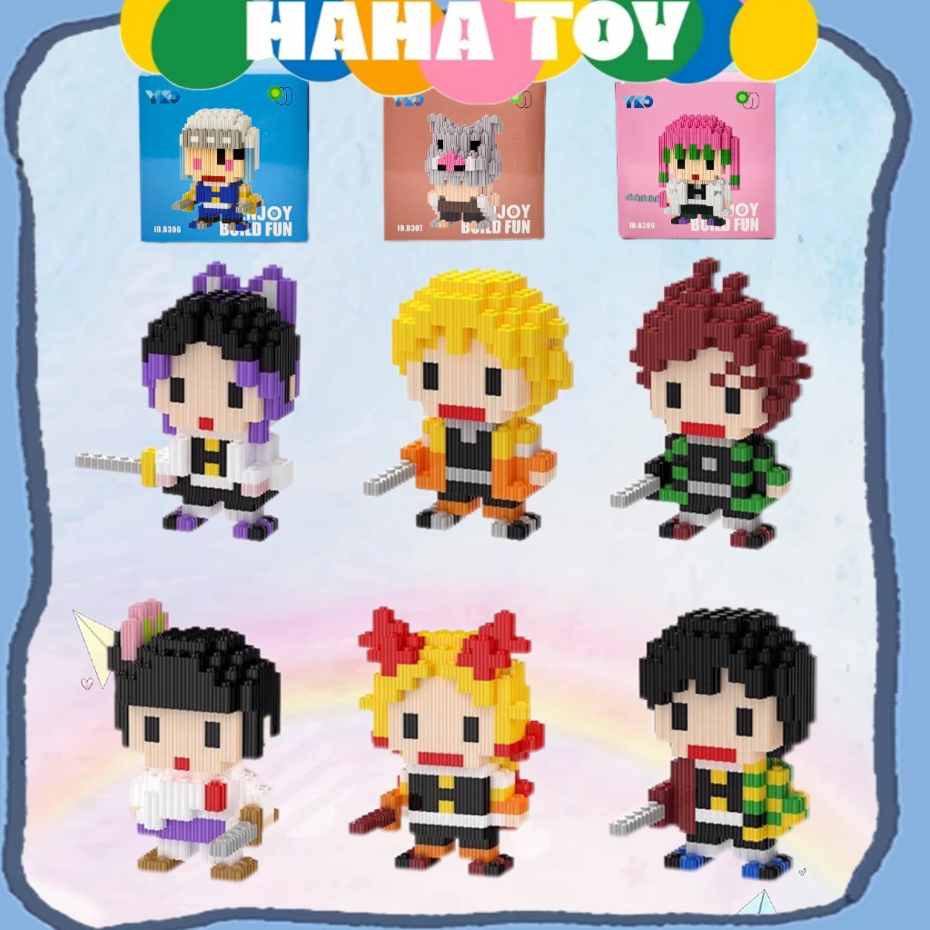 Nano Mini Block Demon Slayer Block Stacking Kamado Tanjirou Nano ...