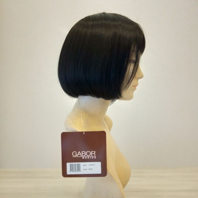 HITAM Short Wig Short Bob Wig Black Color Natural Premium Fiber Wig ...