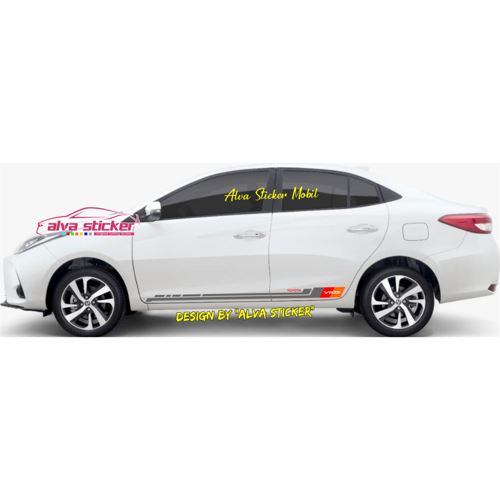 Best sticker vios sticker vios list cutting Car body toyota vios all ...