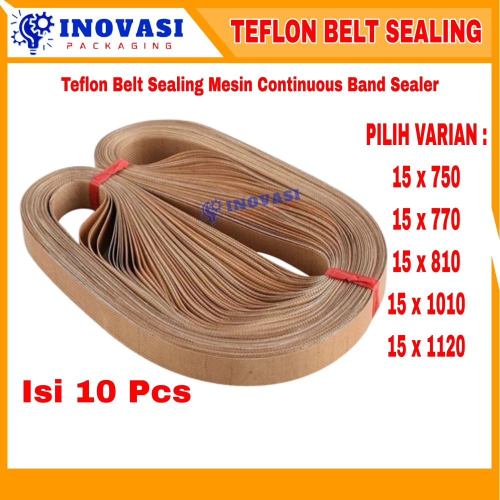 MESIN Teflon Belt Sealing Belt Vanbelt Ribbon Sealer Spare Part ...