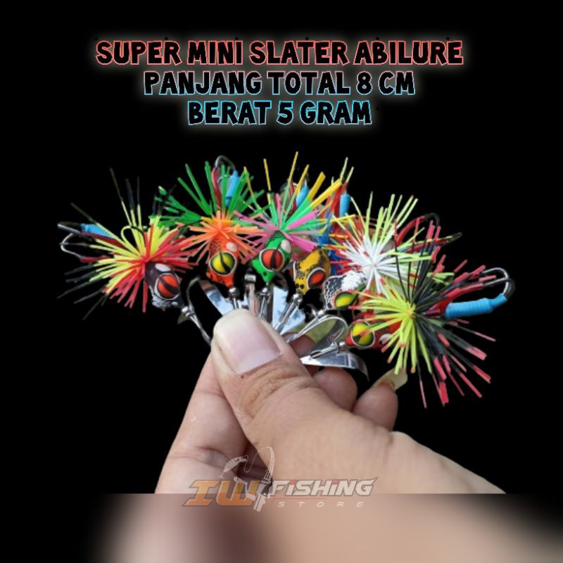 Super mini slater Abilure total length 8 cm weighing 5 grams ultra ...