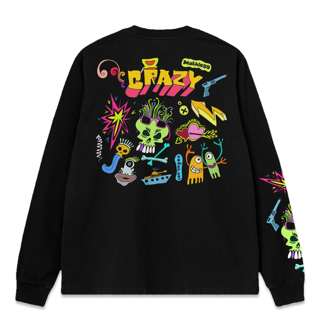 DEATHLESS LONG SLEEVED T-SHIRT | LS ADELIC | LS SERIES | Shopee Malaysia
