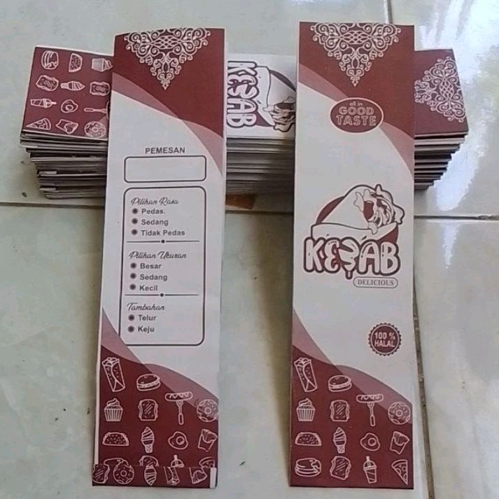 Kebab Box Contains 100 Sheets // kebab Paper Contains 100 Sheets ...