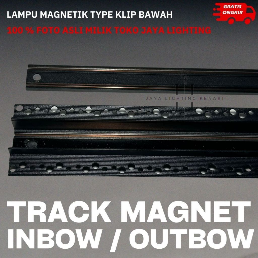 Type B Track Light Magnet/1 Meter Magnetic Track Rail | Shopee Malaysia